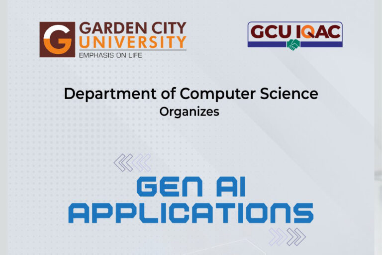 Webinar on Gen AI Applications - Garden City University Webinar on Gen AI Applications - Garden City University