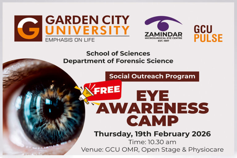 Eye Awareness Program - Garden City University